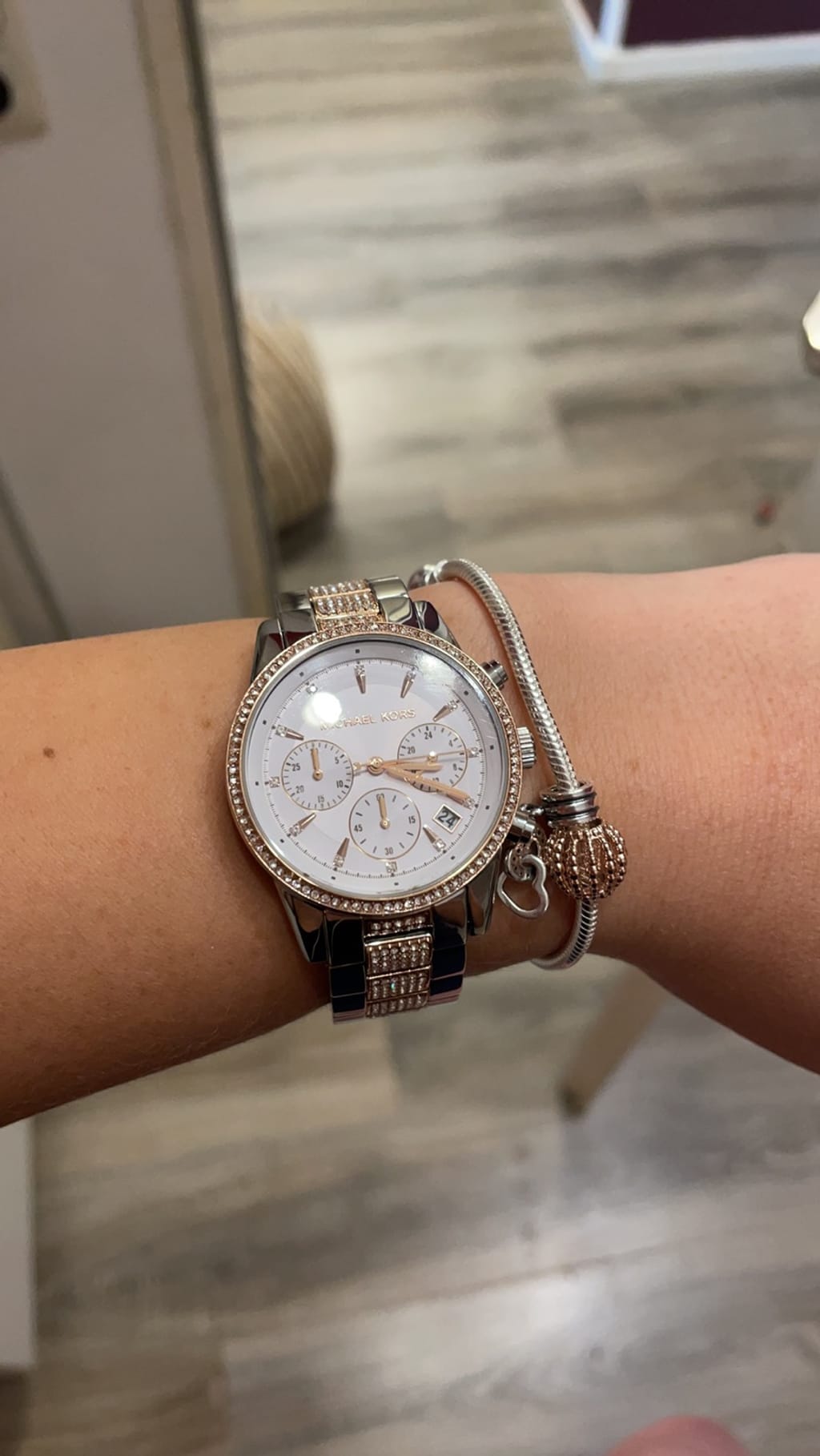 Michael Kors Watch Ritz MK6651 Silver | Chronograph | fashionette