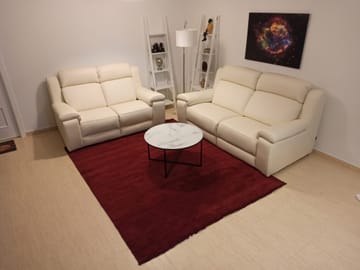 Rugvista core - Handloom fringes - Dark Red 200 x 300 cm Wool Rug ...