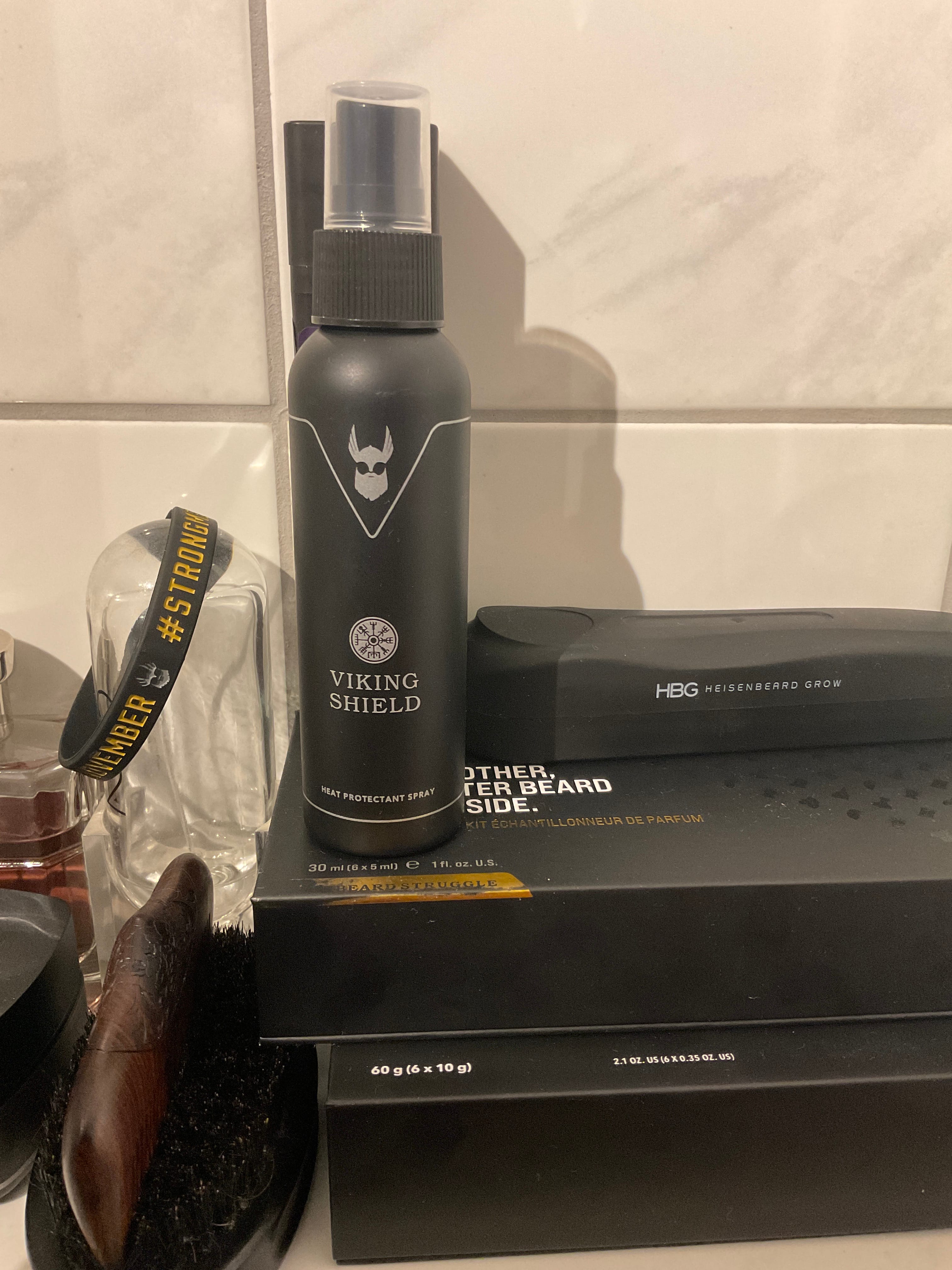 Viking Shield Beard & Hair Heat Protectant Spray | The Beard Struggle