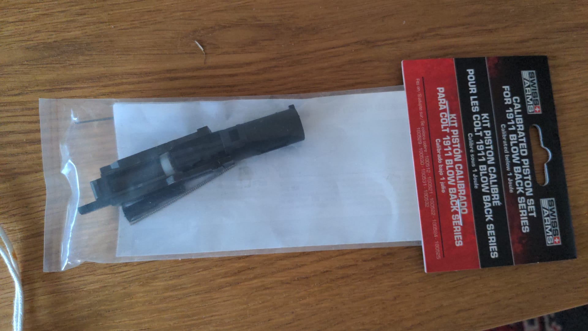 Kit Piston & Nozzle 1 Joule Colt 1911 / Rail Gun CO2 KWC Swiss Arms