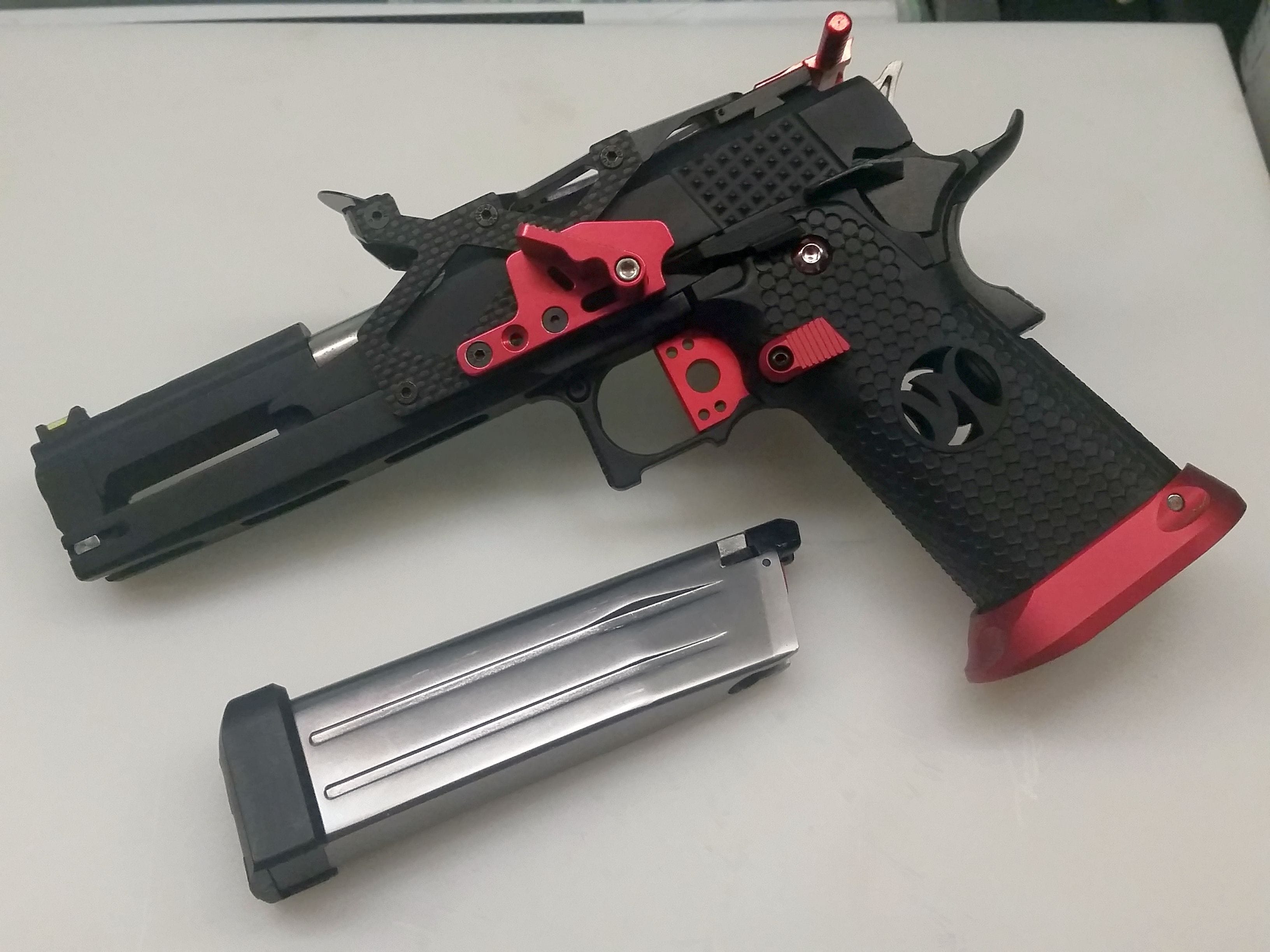 Slide stop custom Hi-capa 4.3 / 5.1 Marui Nine Ball