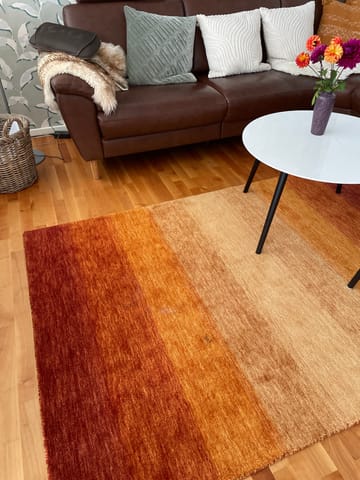 Gabbeh Rainbow - Rust Red 210 x 290 cm Wool Rug - Rugvista