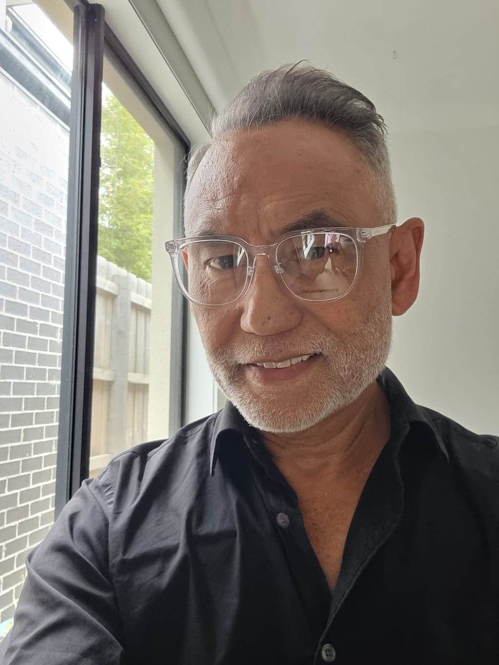 Emporio Armani EA3226D Asian Fit 5029 Eyeglasses in Shiny Transparent ...