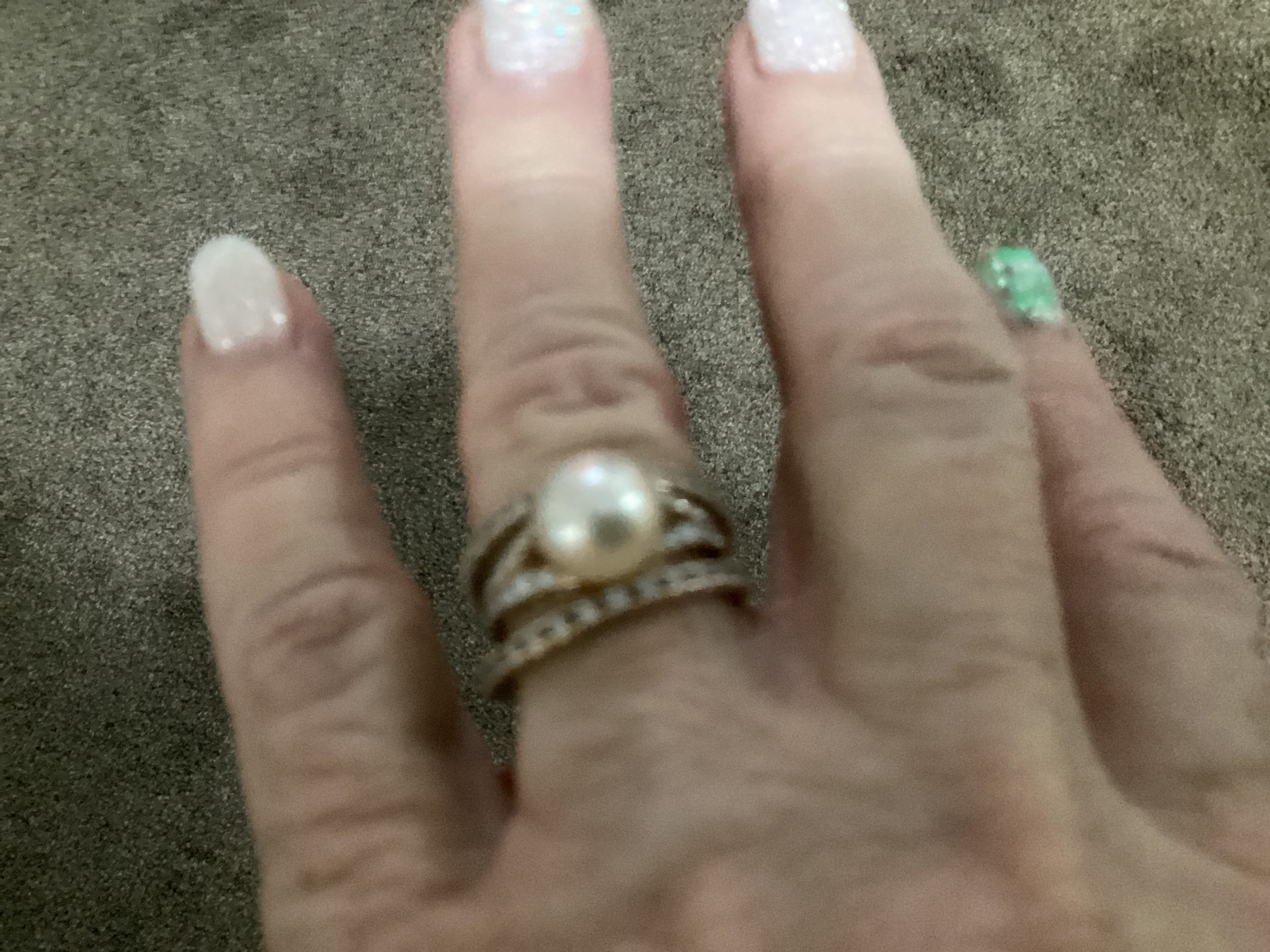 Akoya Pearl & Diamond Robbi Ring