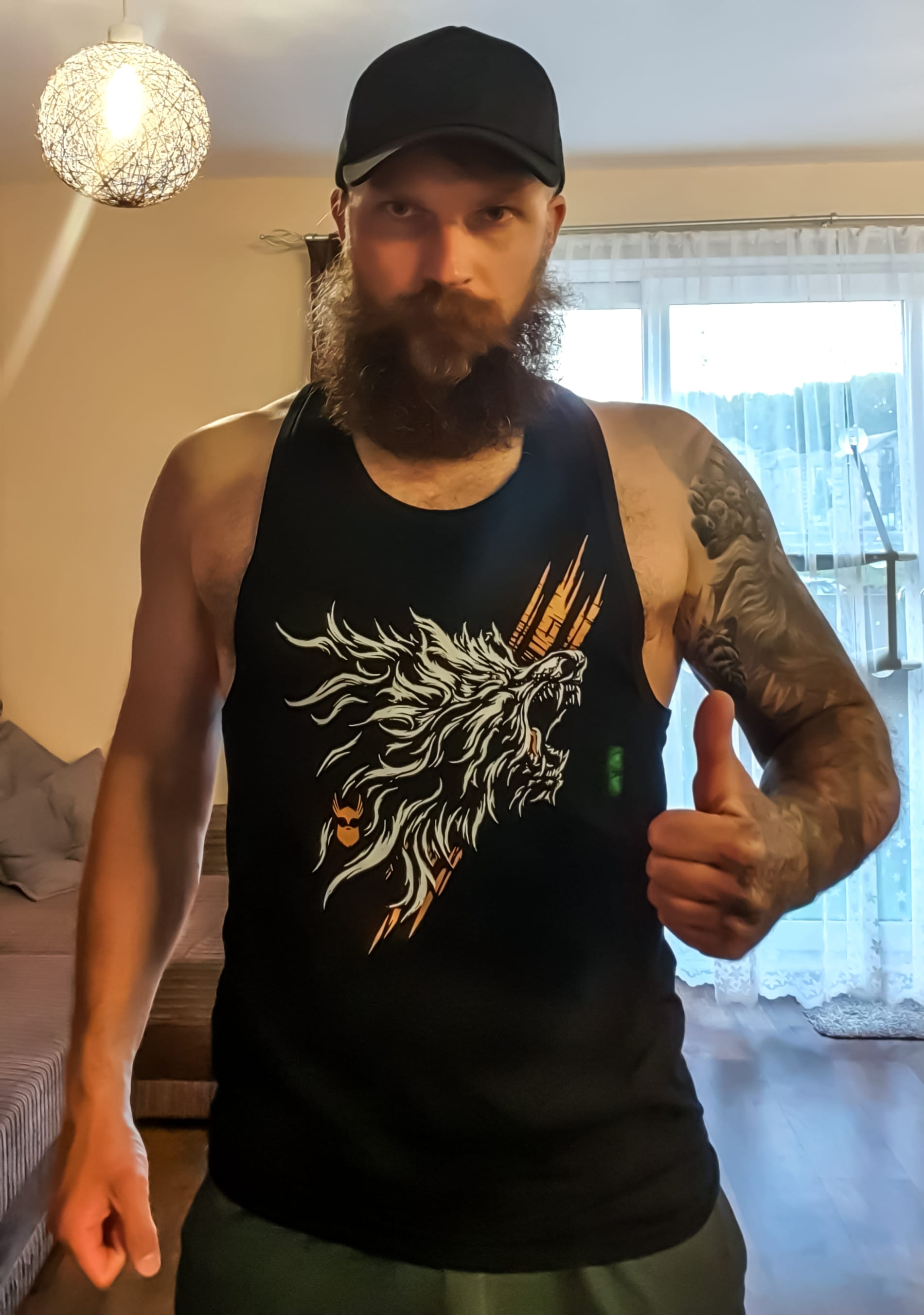 TBS Black Logo Hat • The Beard Struggle