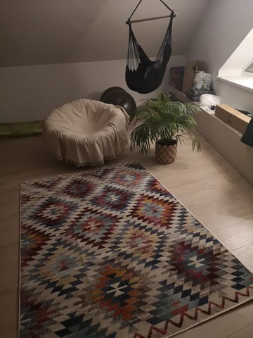 Rugvista essential - Kerala - Red / Multicolor 240 x 340 cm Rug - Rugvista