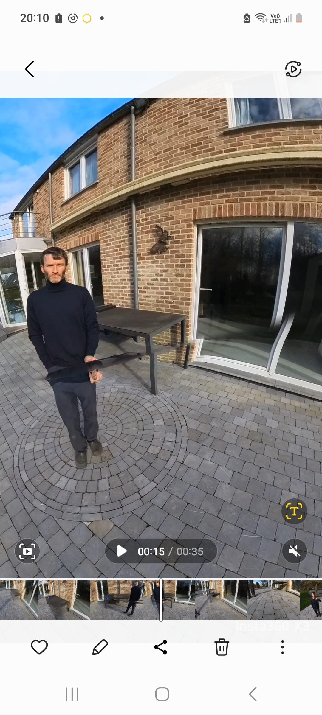 Caméra 360 Insta360 X3