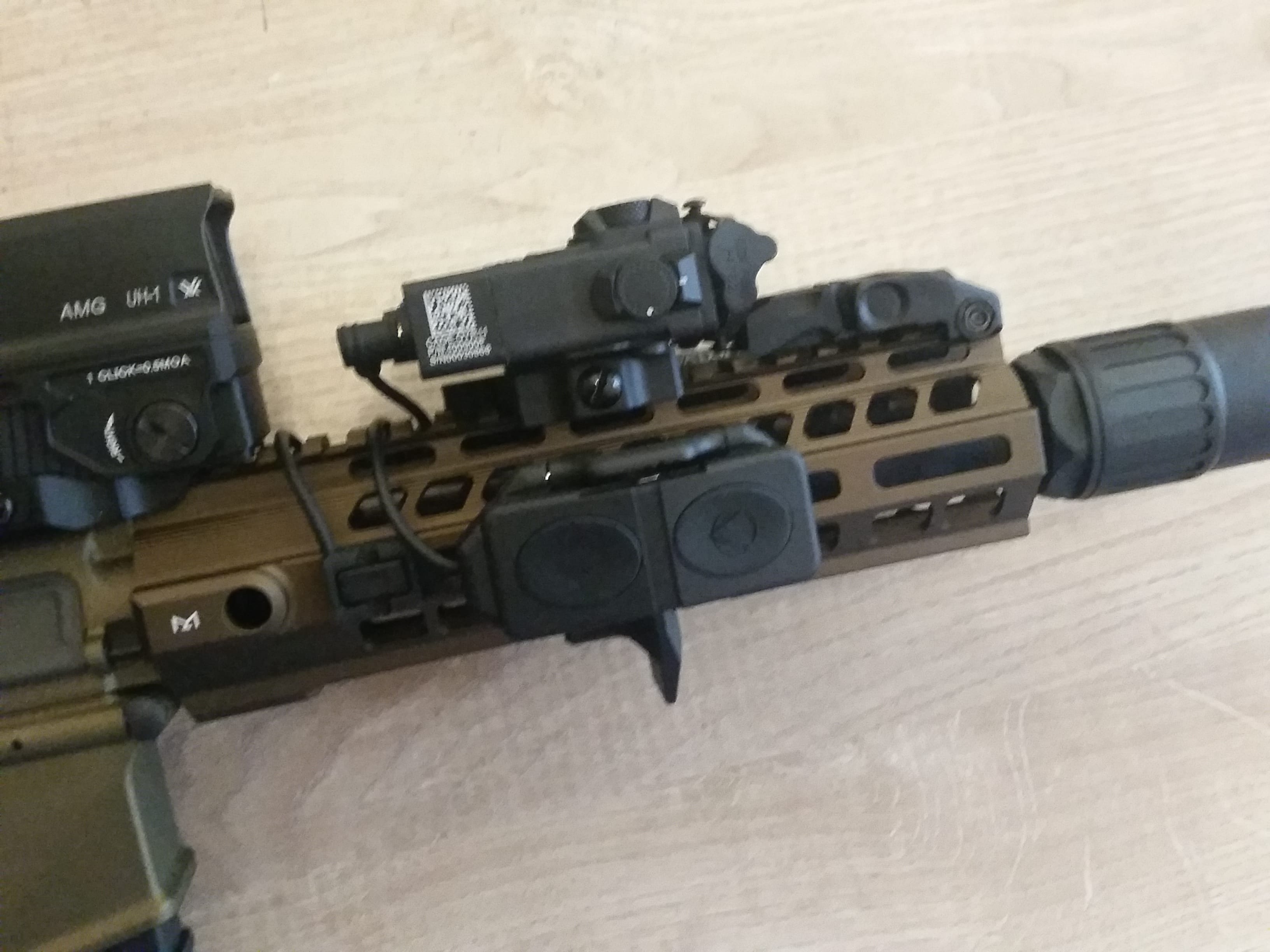 Handstop QTR MLOK noir RGW