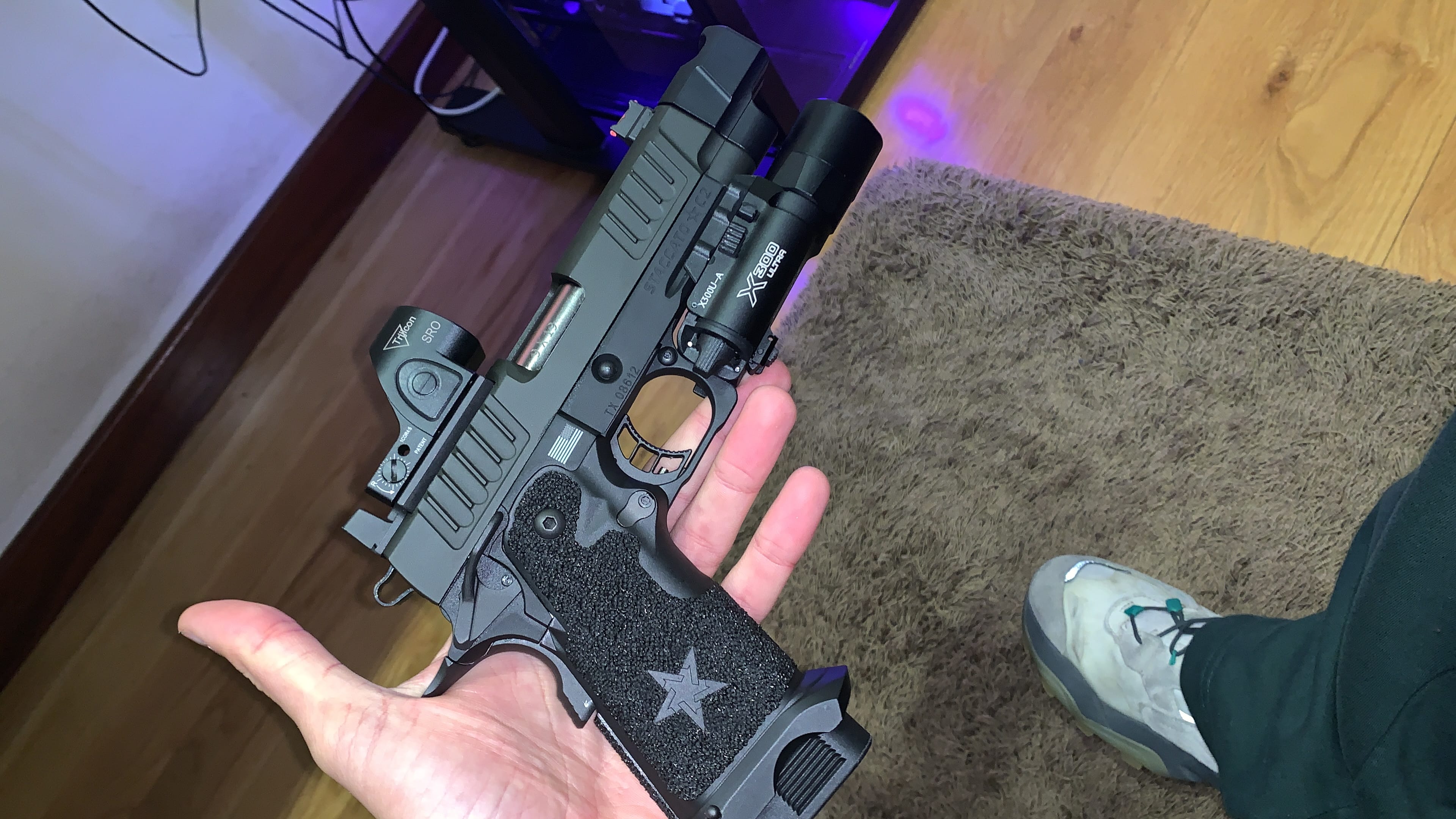 Réplique airsoft R612-4A STACCATO C2 Noir Army Armament Gaz